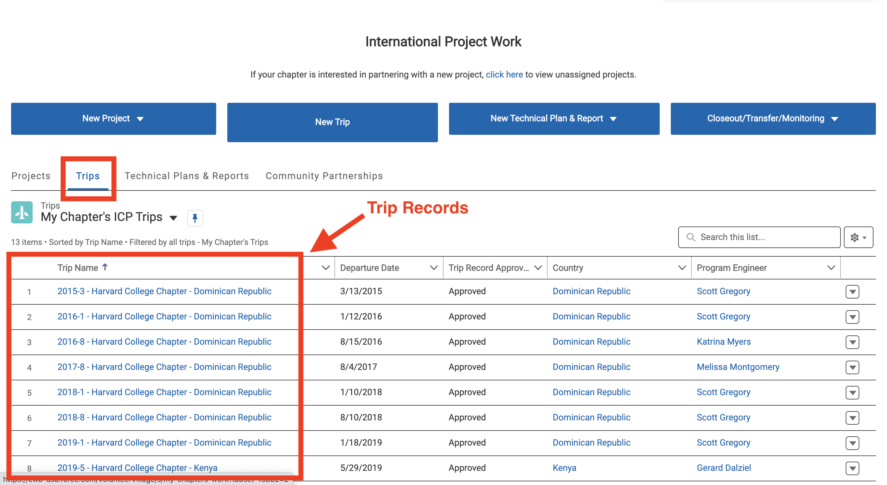Creating Trip Transportation Details